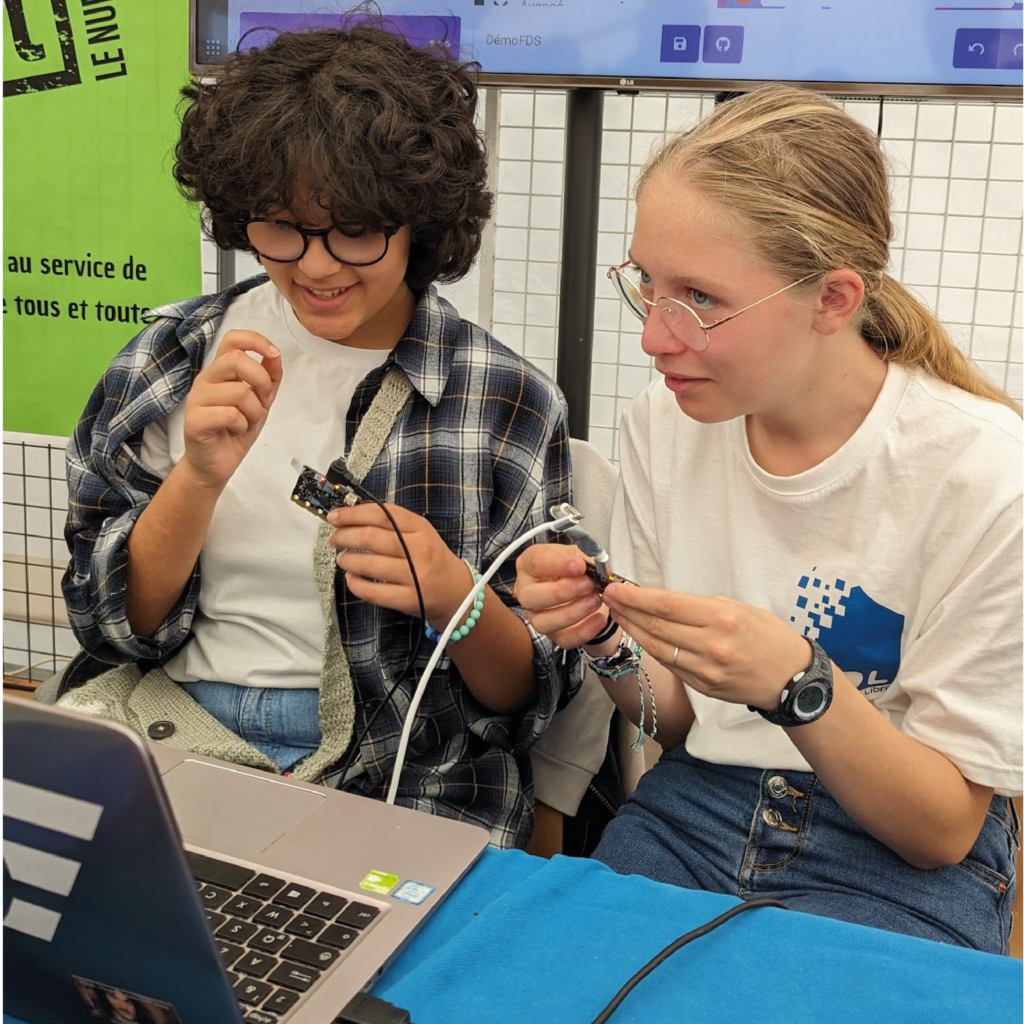 Erell Huck et Rym Aissa El Bey - Nantes Maker Campus